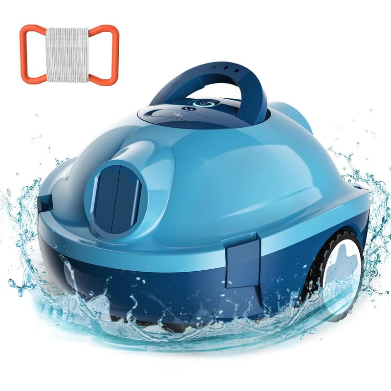 TASVAC Y50 Cordless Robotic Pool Cleaner, Waterline Cleaning Climbing ...