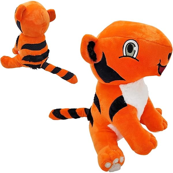 TAT The Weighted Sensory Tiger Plush, Stuffed Toy Designed by Autistic ...