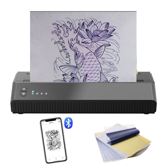 TATOPRT Bluetooth Tattoo Stencil Printer, Temporary Tattoo Transfer ...