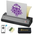 TATOPRT P8008 Stencil Tattoo Printer, Wireless Bluetooth Thermal ...