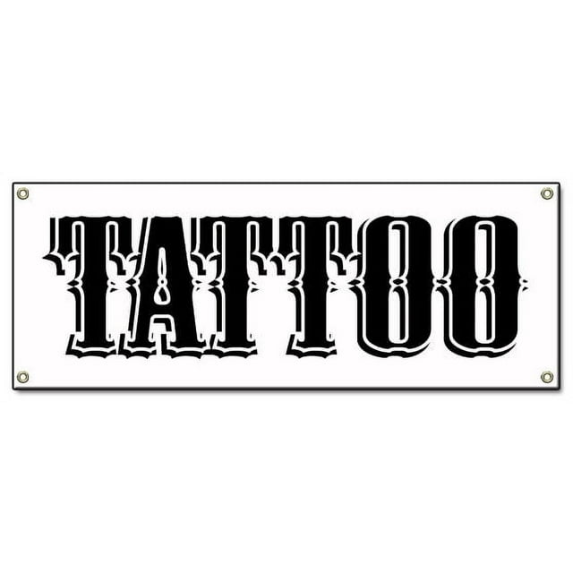 TATTOO Aluminum Sign parking Aluminum Signs tattoos art parlor studio ...