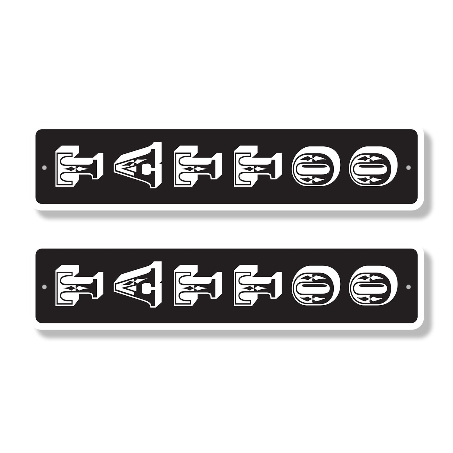 TATTOO Classic Street Sign (2 Pack) signs shop tattoos designs ink Road ...