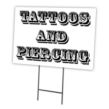 SignMission 48 x 120 in. Tattoo Banner Banner Sign - Tattoos Shop ...