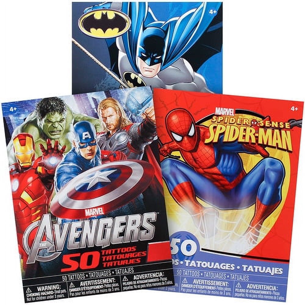 TATTOOS - SUPERHERO ASST (50 PACK) - Walmart.com