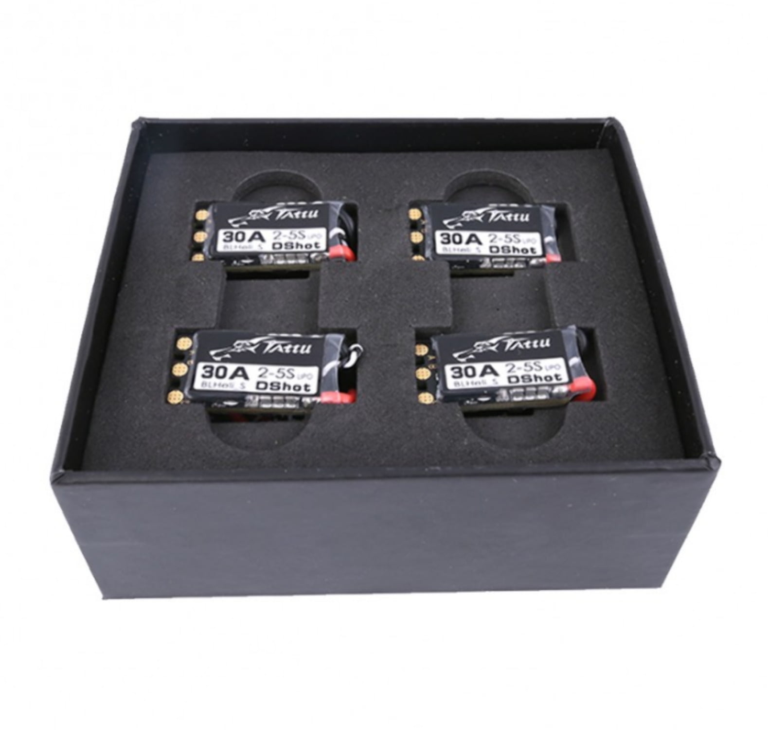 TATTU BLHeli_S 30 AMP ESC (2-5S, w/Dshot, No BEC) for FPV RC model ...