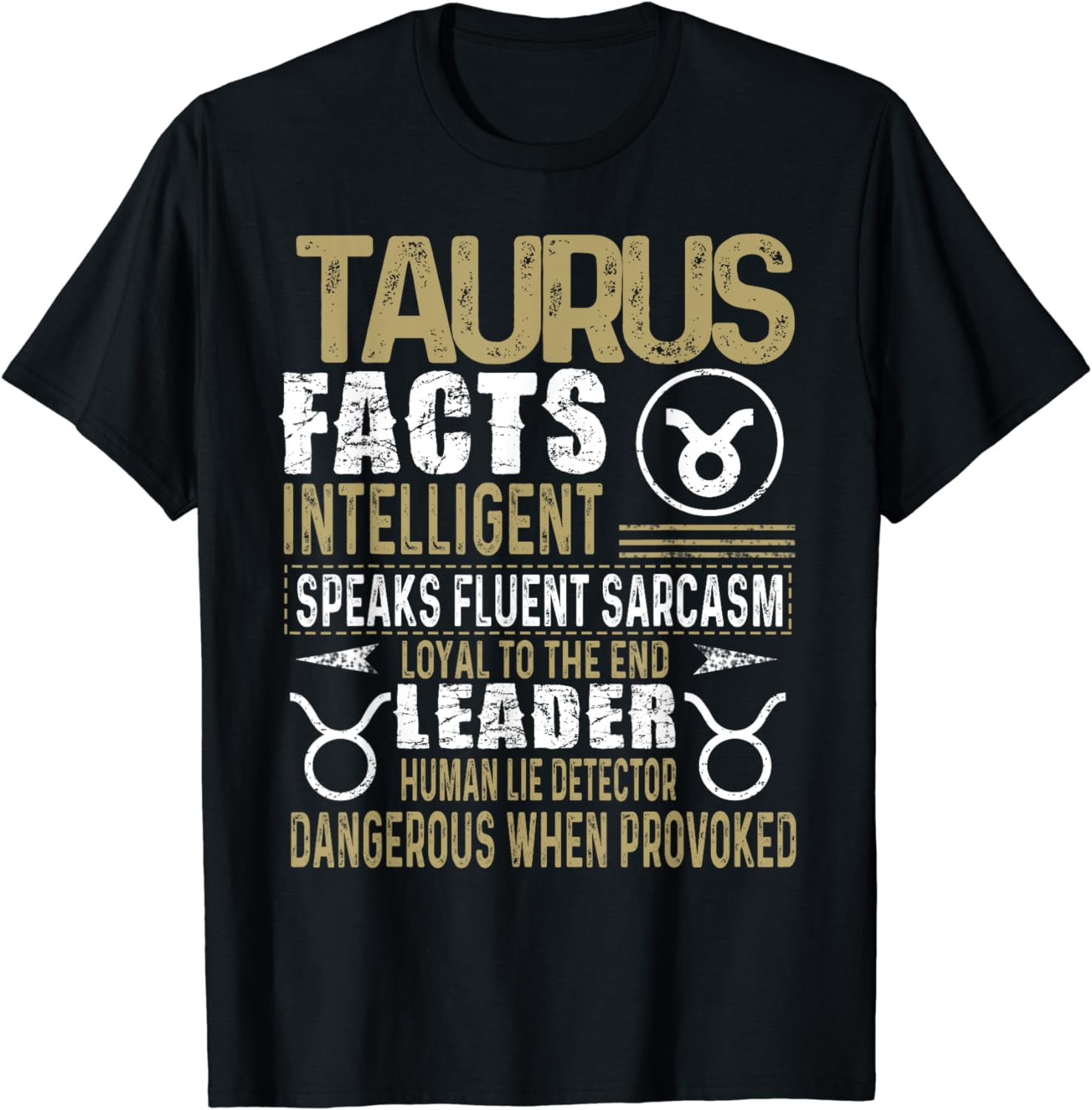 TAURUS Facts Zodiac Sign Shirt Birthday Gift April & May - Walmart.com