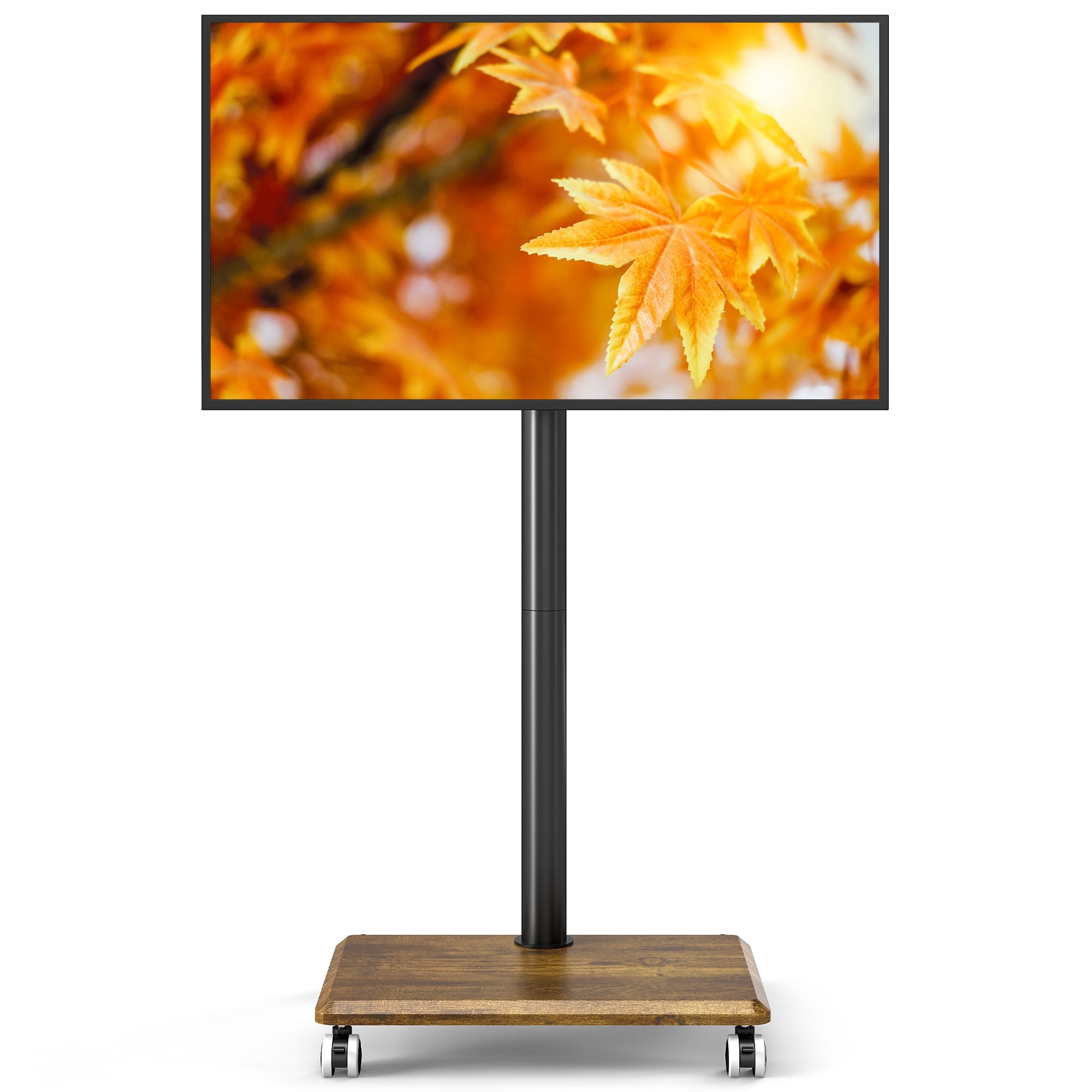 TAVR Furniture Mobile Swivel TV Stand for 32-60 inch TVs, Height ...