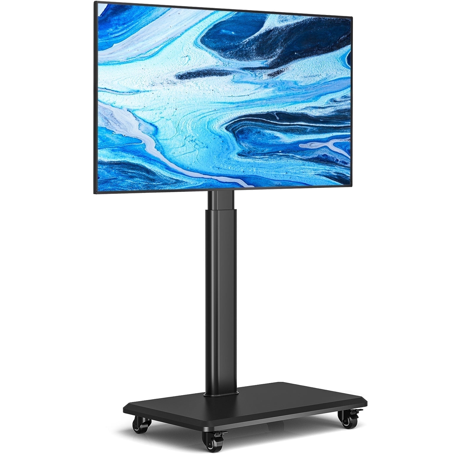 TAVR Furniture Rolling TV Stand for 32-70" Filt/Curved Screen, with ...