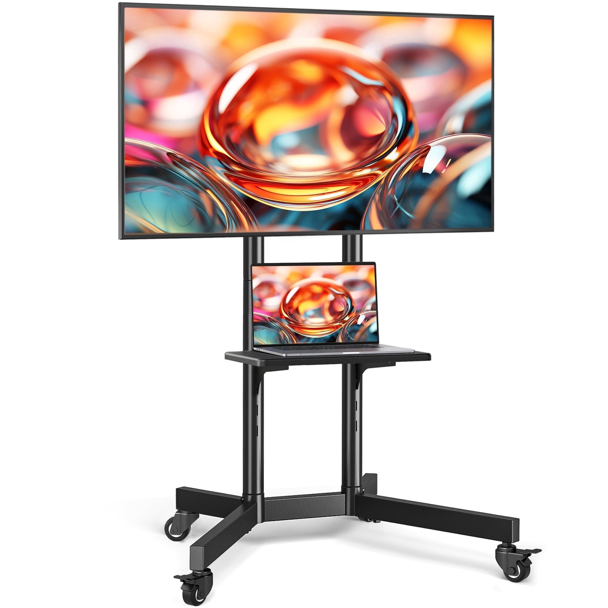 TAVR Furniture Mobile TV Stand with Wheels for 32-85 inch Screens up to ...