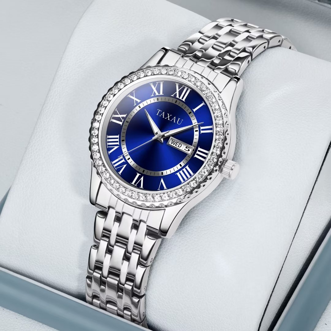 Fancy Nancy Girls' Stainless Steel Time Teacher Watch, Purple Bezel ...