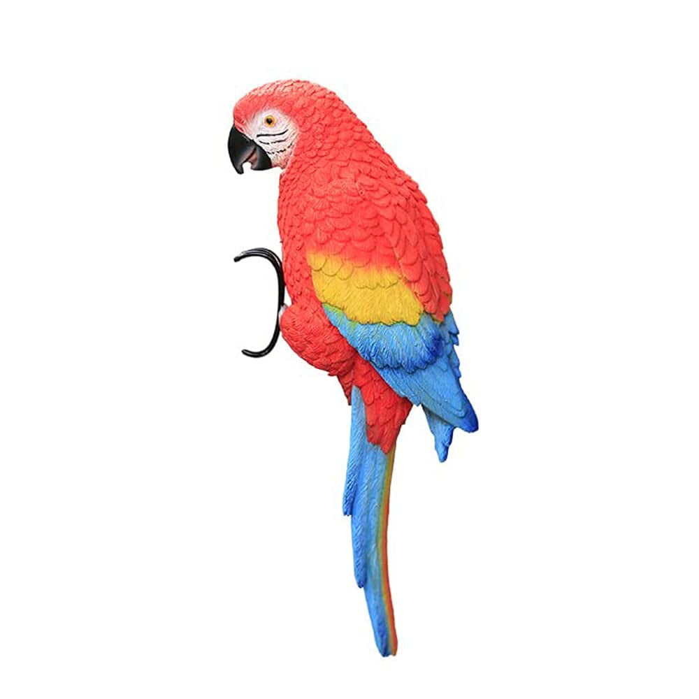 TAYASH Resin Parrot Flower Pot Hugger Decorations,Parrot Animal ...