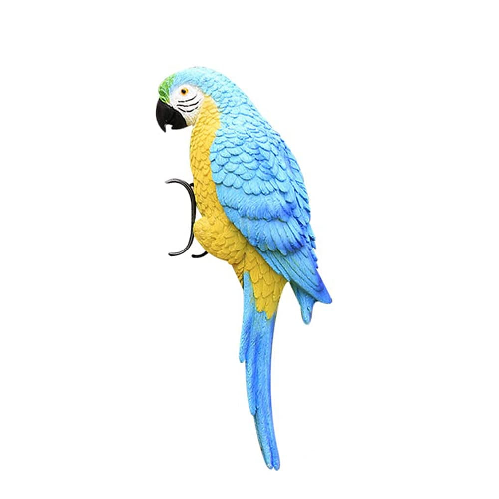 TAYASH Resin Parrot Flower Pot Hugger Decorations,Parrot Animal ...