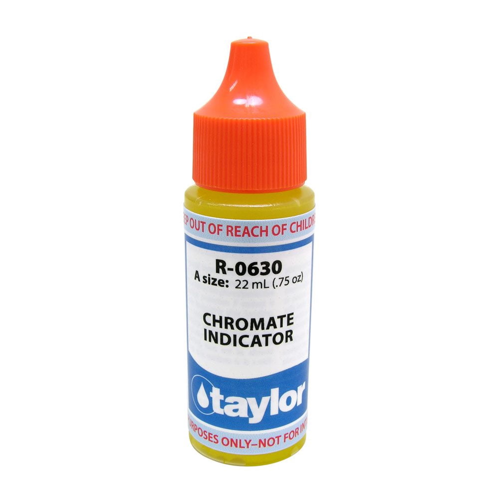 TAYLOR Chromate Indicator, .75 oz, Dropper Bottle R-0630-A - Walmart.com