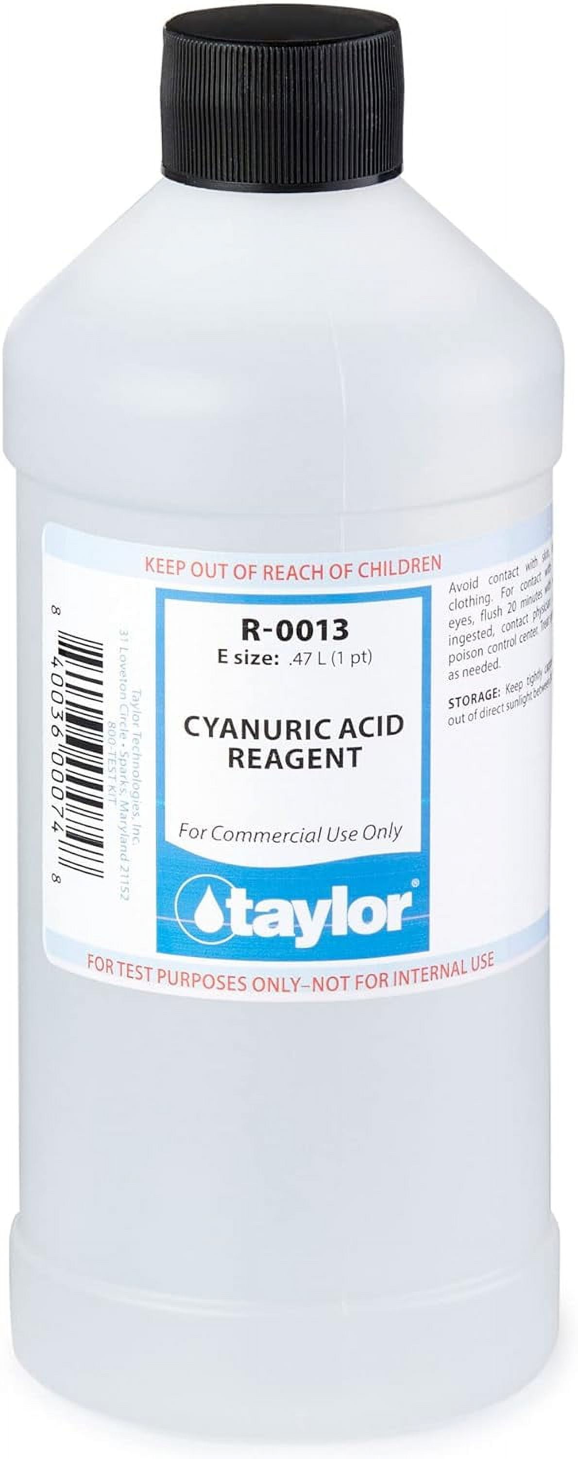 Cyanuric Acid Reagent R-0013-E, 16 oz, Compatible with Taylor Test Kits ...