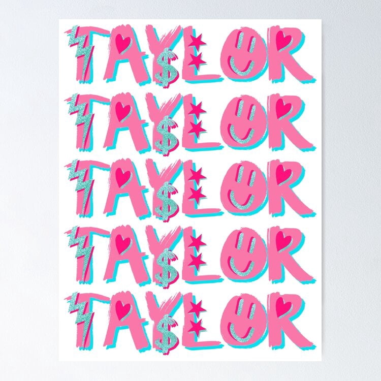 TAYLOR name Poster - KIRA.994, UNFRAMED-16x24 - Walmart.com