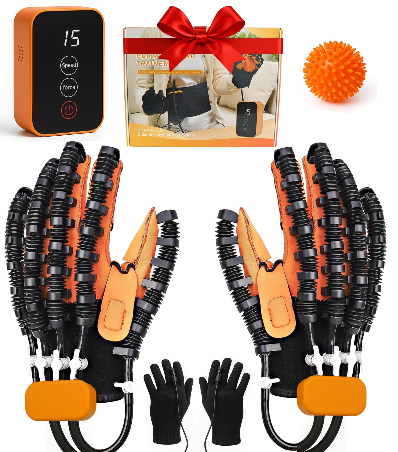 TAYUZO Rehabilitation Robot Gloves, Left+Right Size S – Dual-Hand ...