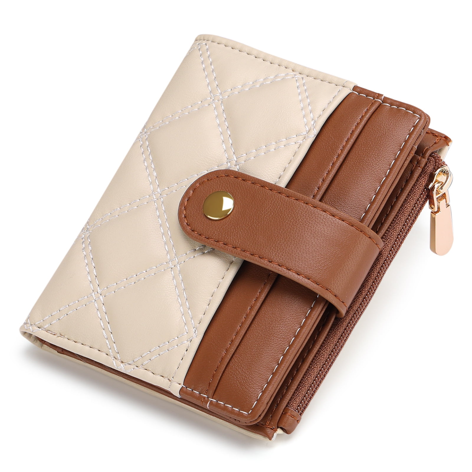 TAZAG 2025 new multi-card student wallet, zipper embroidery thread ...