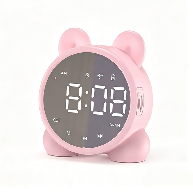 TAZAG Multifunctional Bluetooth Speaker Clock Mirror Speaker Mini Card ...