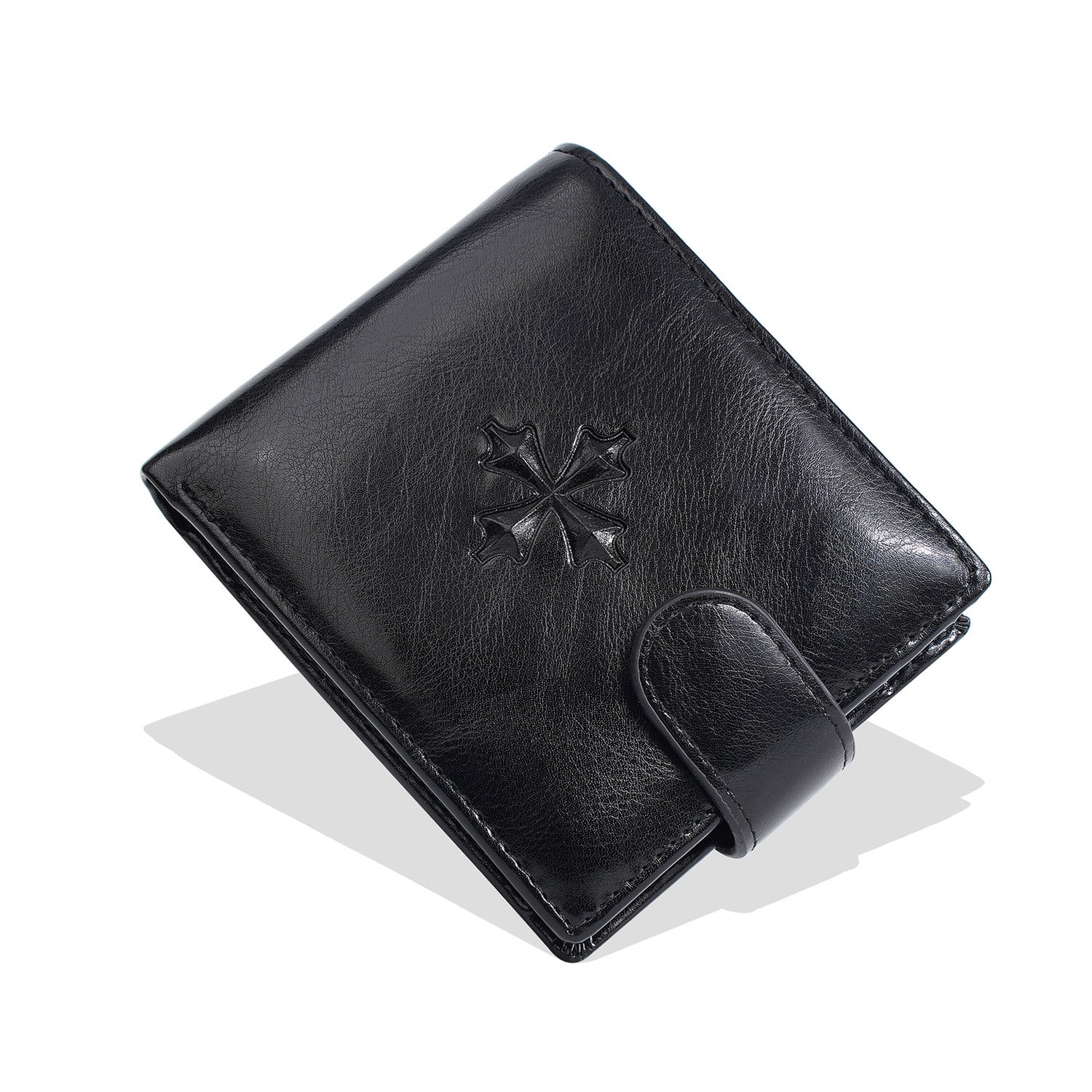 TAZAG Retro Men's Short Wallet Business Multi-Card Slot Wallet ...