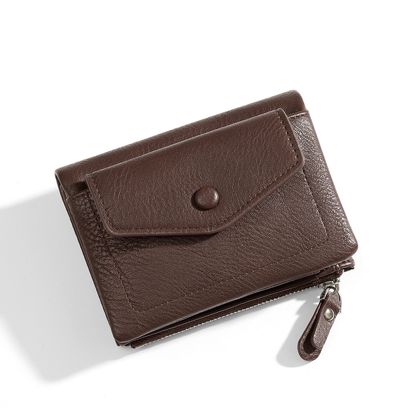 TAZAG Women's RFID small double fold wallet with card holder and coin ...