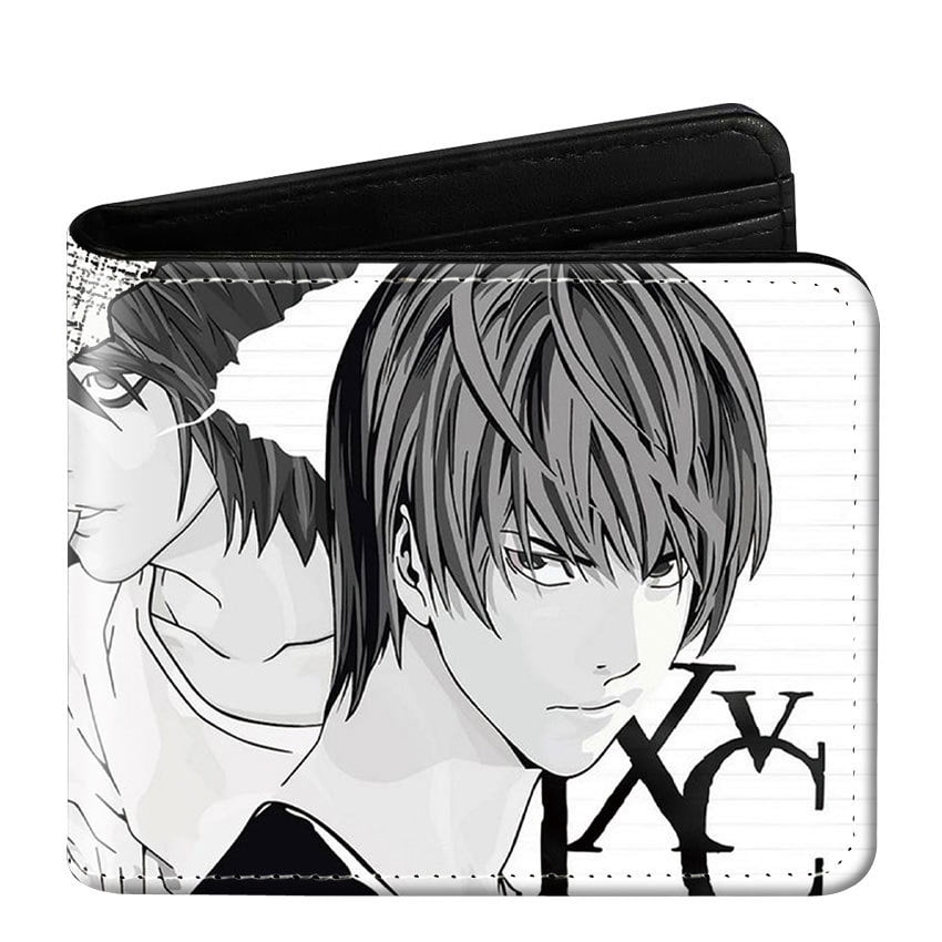 TAZAG anime Death Note short half-fold card holder for men and women ...