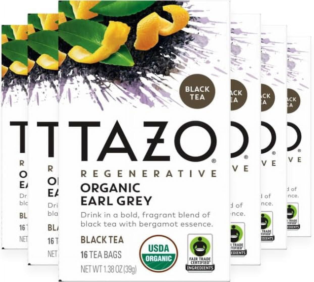 TAZO, Earl Grey Tea, 16 Count, High Caffeine and Bold Flavor - Walmart.com