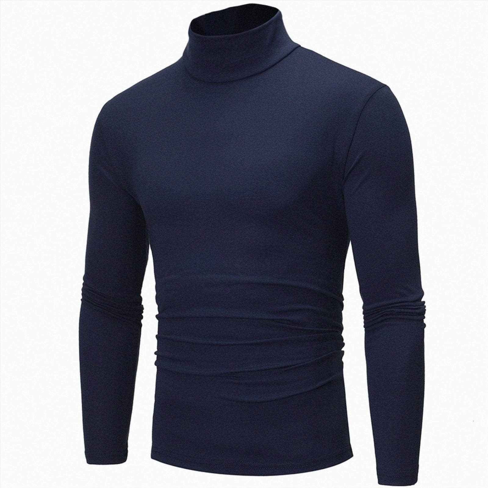 TAmten Men's Turtleneck Long Sleeve Turtle Neck Shirts Basic ...