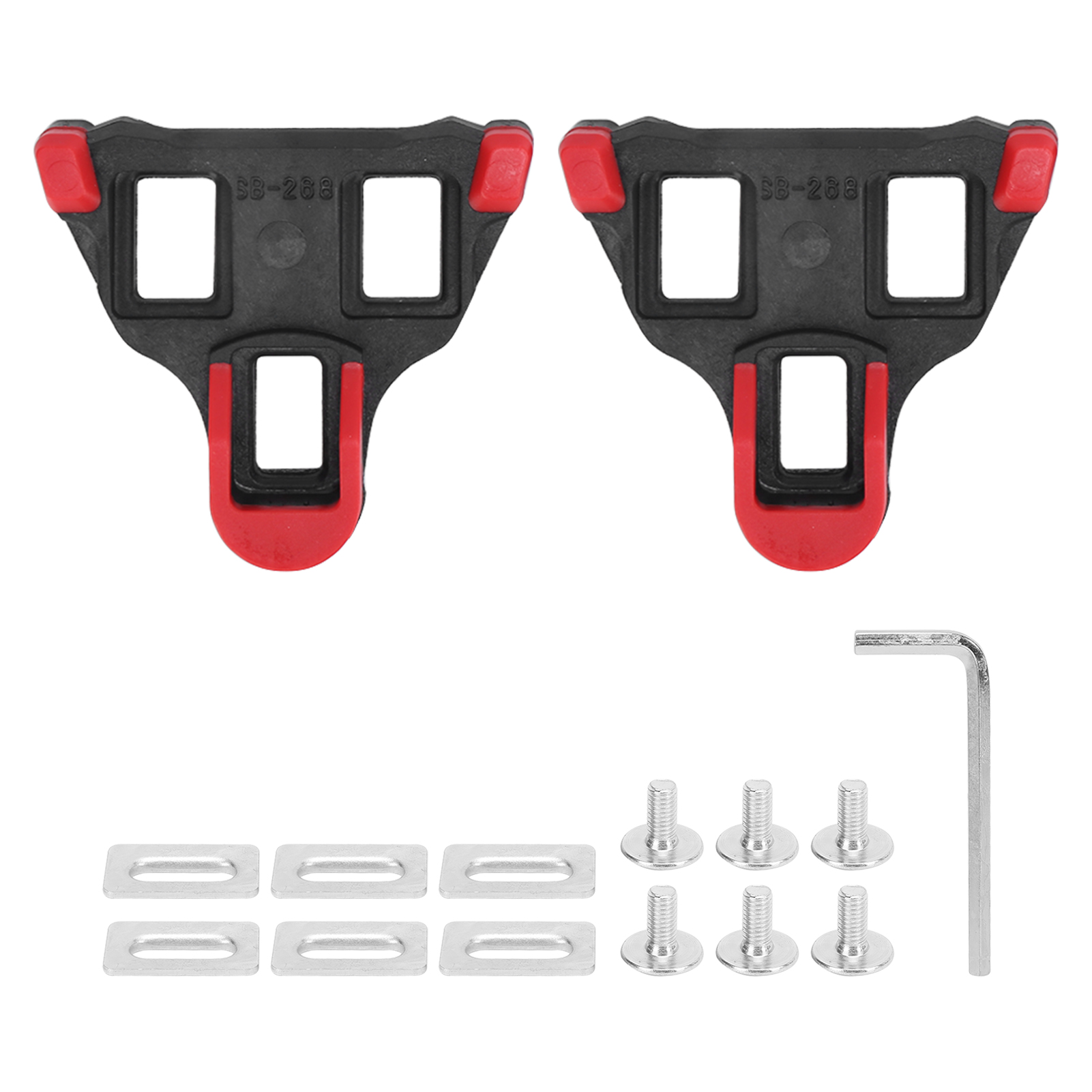 TB?011 Universal Road Bike Cleats 6 Degree Float Self Locking Cycling ...