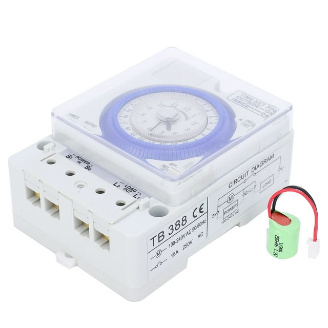 TB?388 24 Hours Time Switch Programmable Quartz Controlled Stepper ...