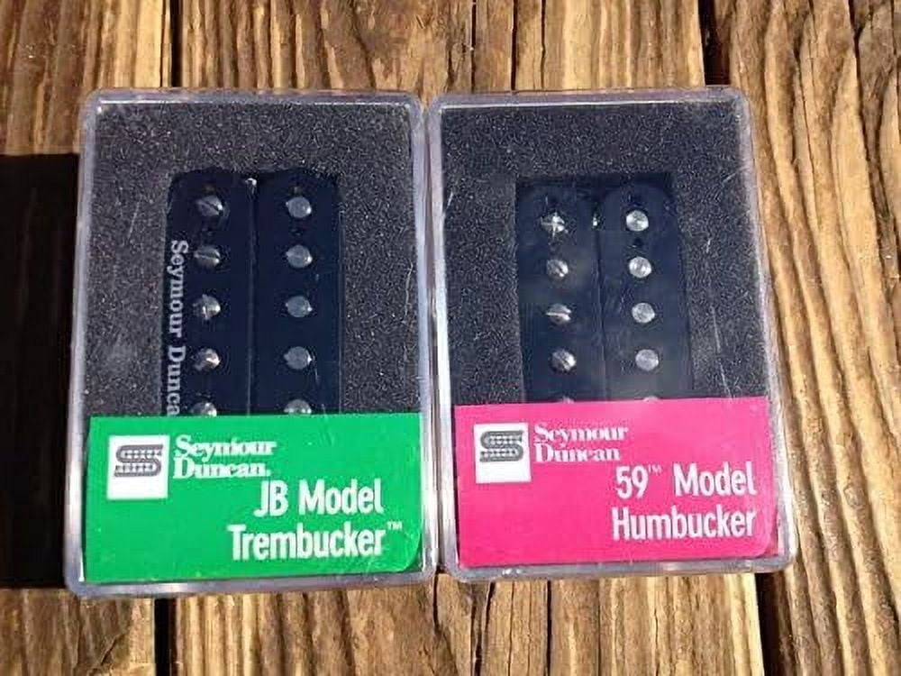 TB-4 JB Trembucker Bridge & SH-1N 59 4 Conductor Pickup Set BLACK - Walmart.com