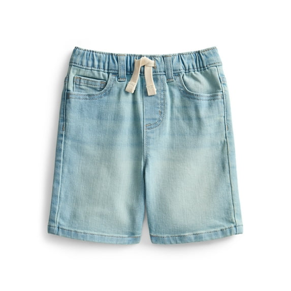 Wonder Nation Baby and Toddler Boys' Pull On Denim Shorts, Sizes 12M-5T ...