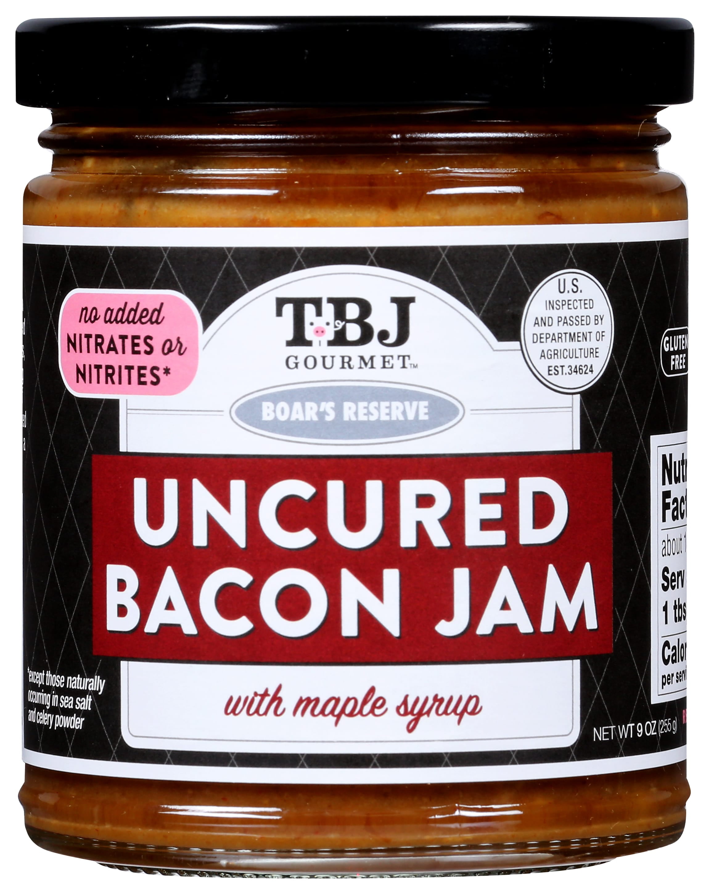 TBJ Gourmet Maple Bacon Jam - One 9oz. Jar - Walmart.com