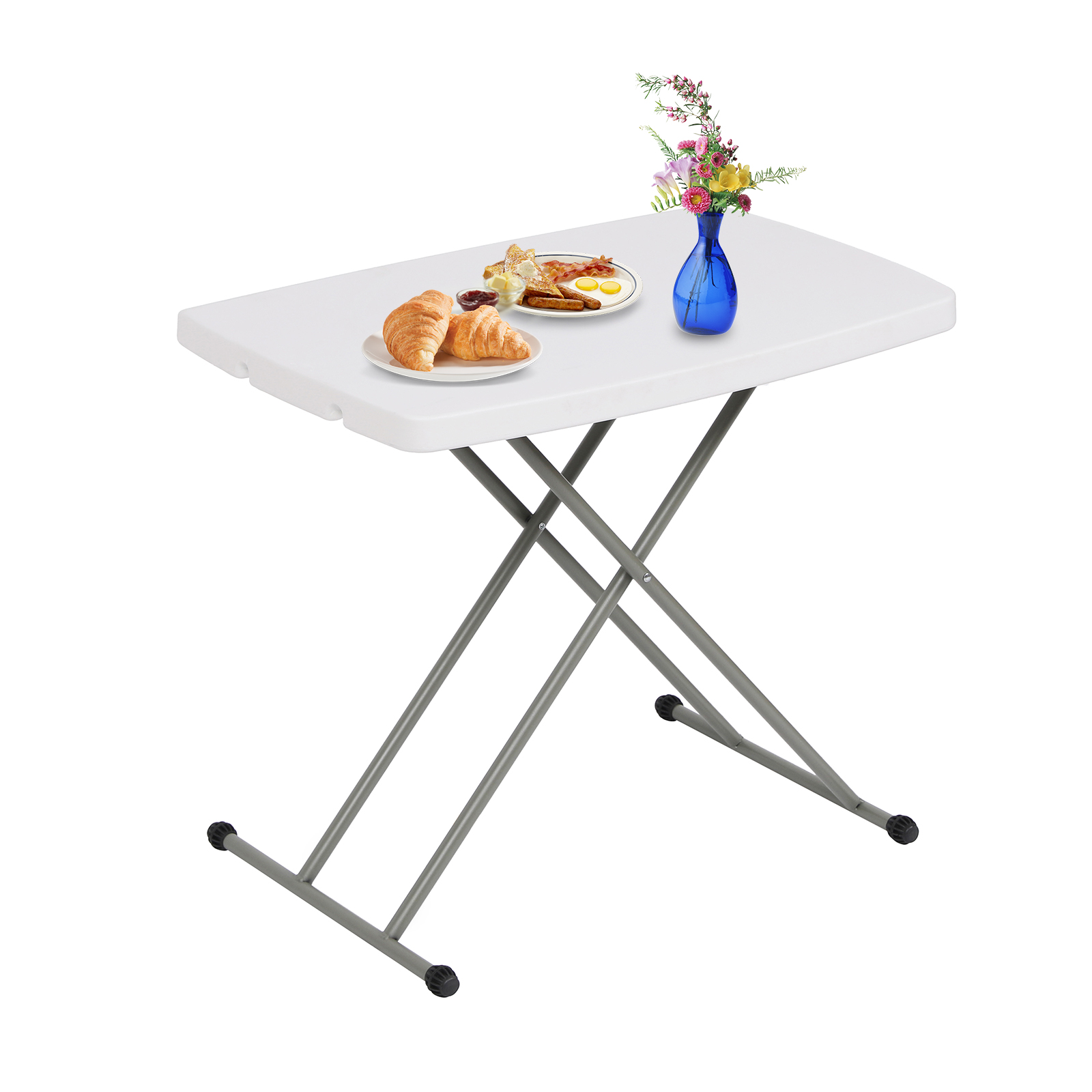 Mainstays Indoor Single Folding TV Tray Table Natural L 19 x W 15 x H ...