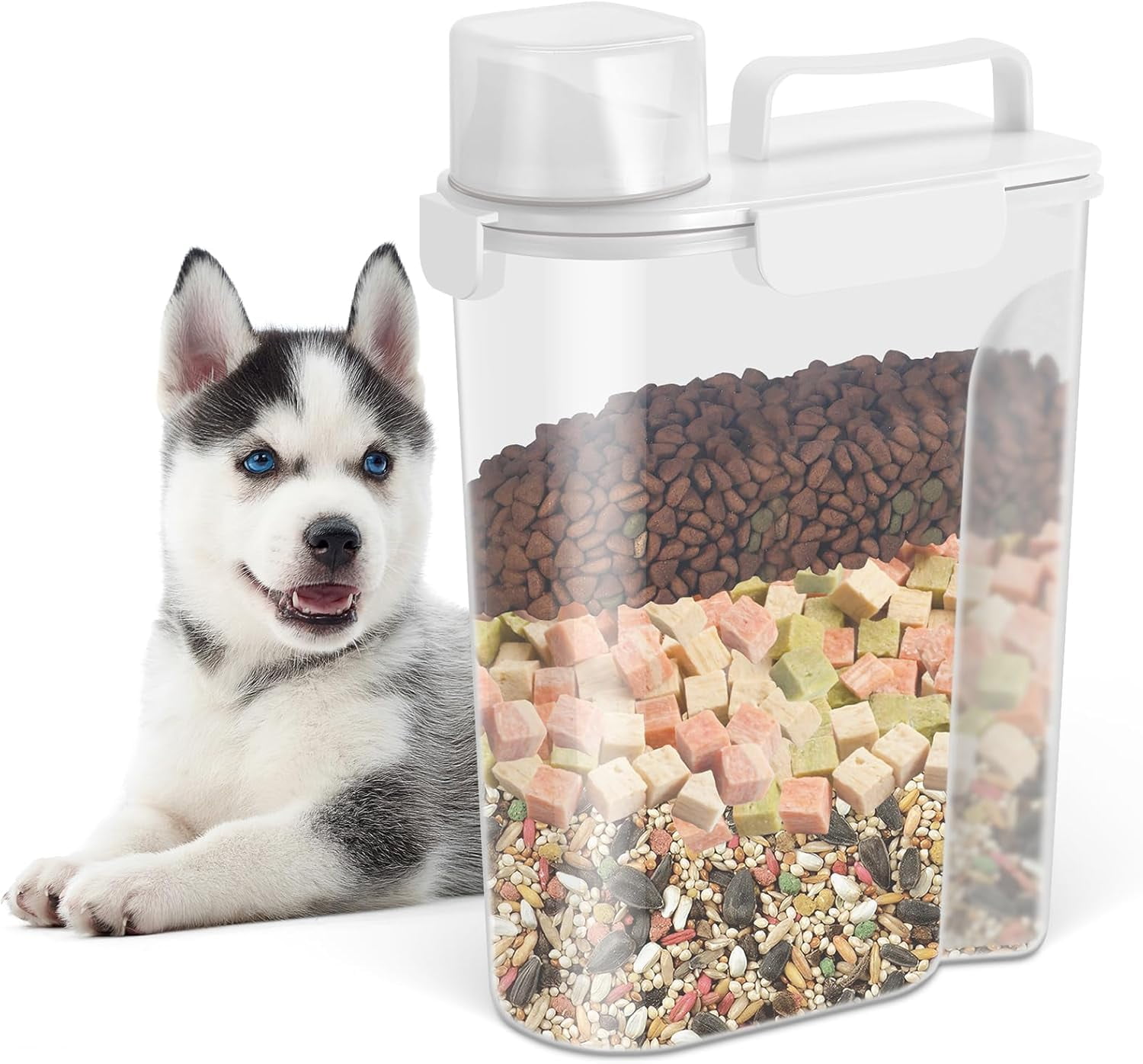 TBMax Dog Food Storage Container 5-7 lbs, Airtight Cat Food Container ...
