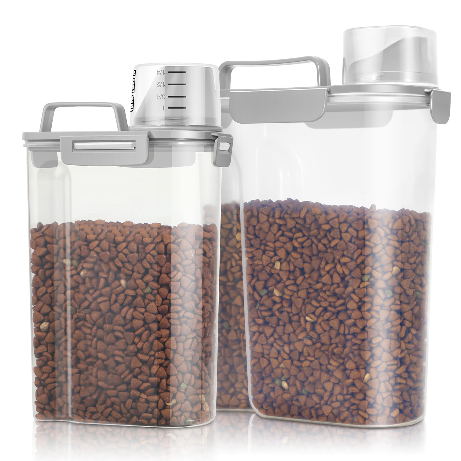 TBMax Pet Food Storage Containers 2 Pack 8-10 Lbs Airtight Dog Food ...