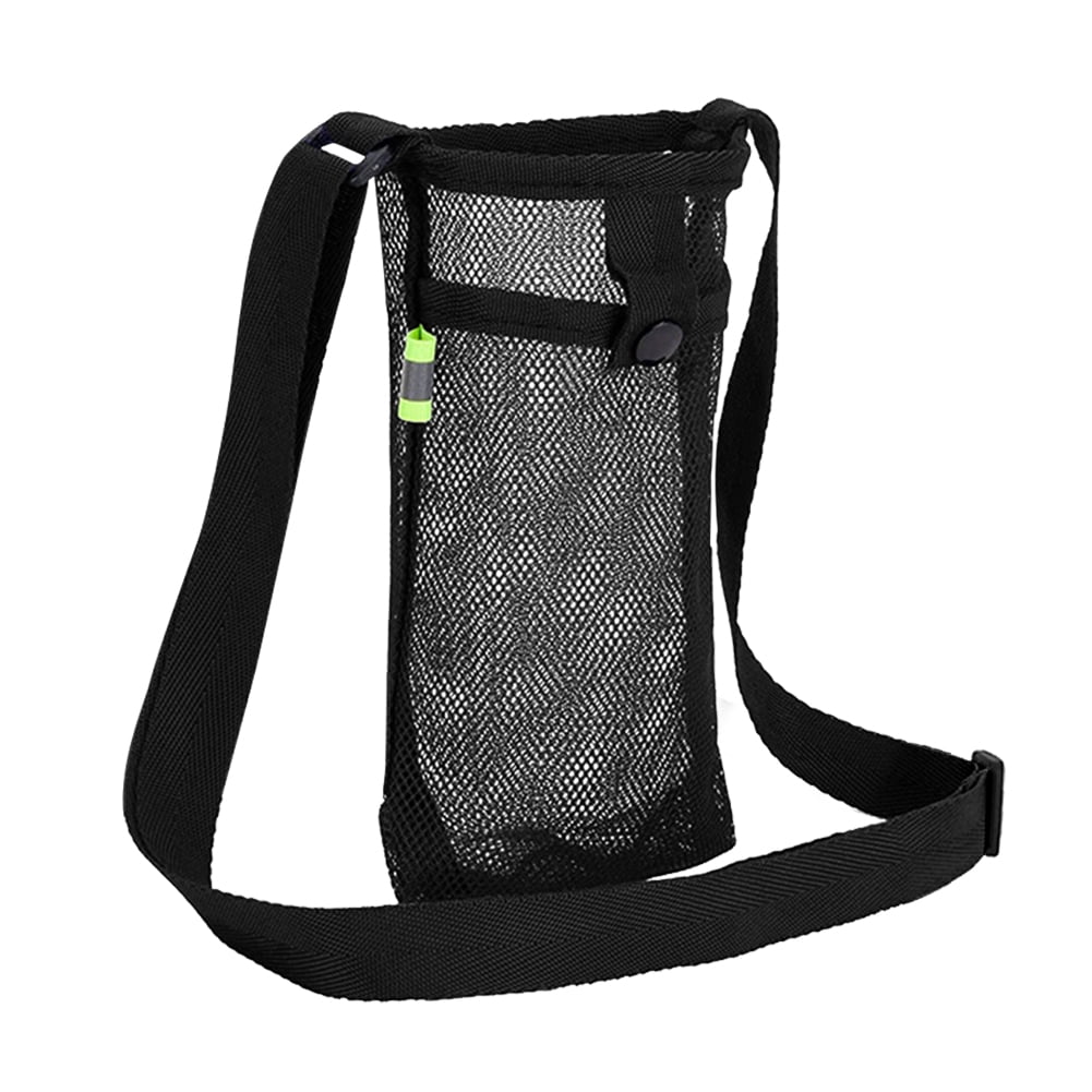 TBOLINE Portable Water Bottle Holder with Adjustable Strap, Mesh Bag ...
