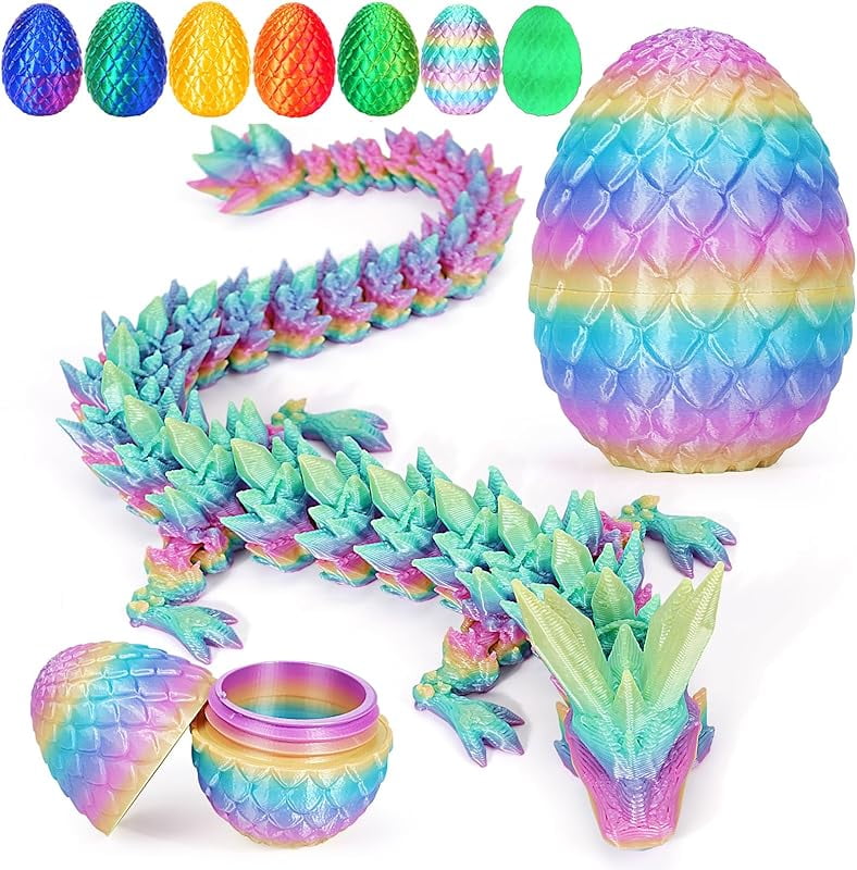 TBOLINE 3D Printed Dragon Easter Egg - Perfect Basket Essentials ...