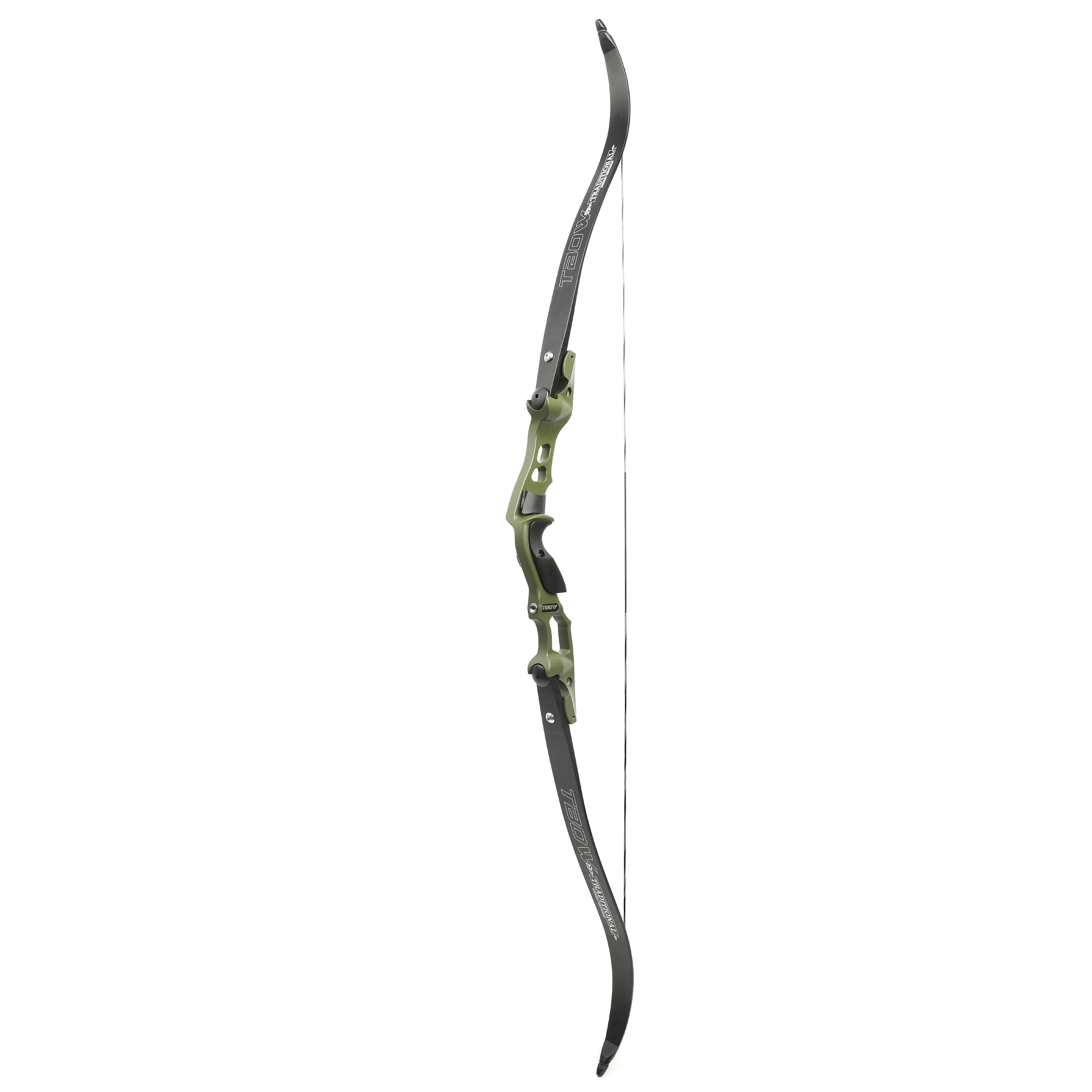 TBOW 62" ILF Traditional Hunting Recurve Bow, Right Hand, 25-60 lbs at ...