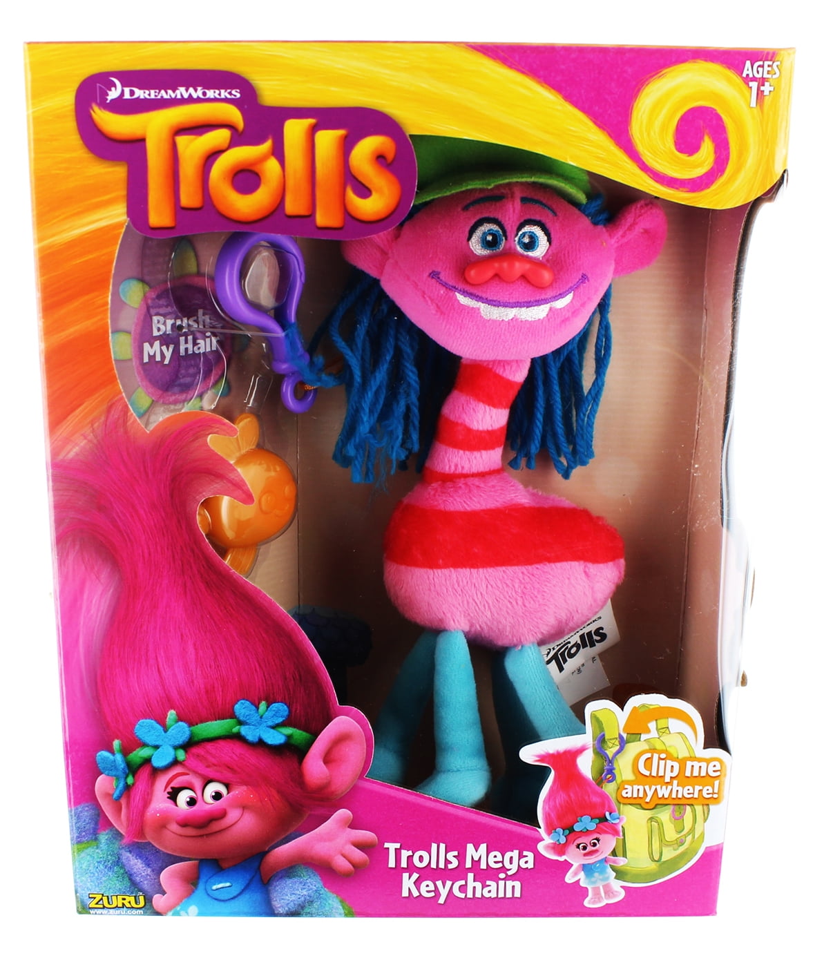 Trolls Copper Plush Clip - Walmart.com