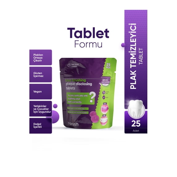 TBRUSH Plaque Explorer and Tartar Revealing Tablet - Walmart.com