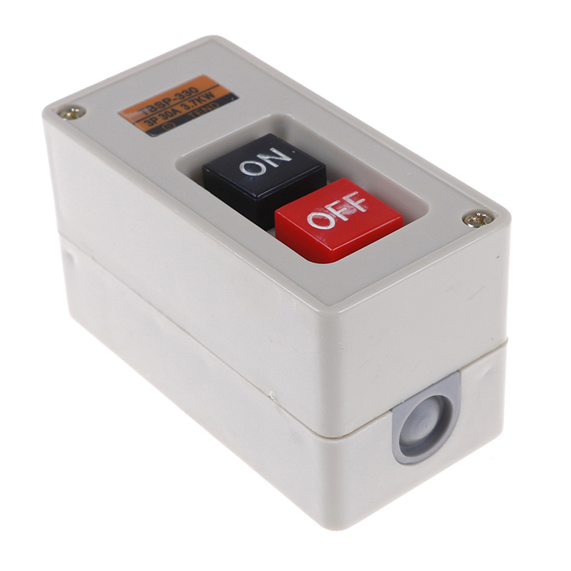 TBSP-330 3 phase 3.7Kw 30A power push button switch station on/off lock ...