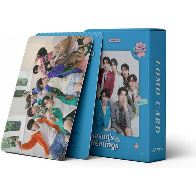 TBTL Kpop ENHYPEN Photocards 55pcs Enhypen Lomo Cards Enhypen 2023 Season's Greetings Album Lomo ...