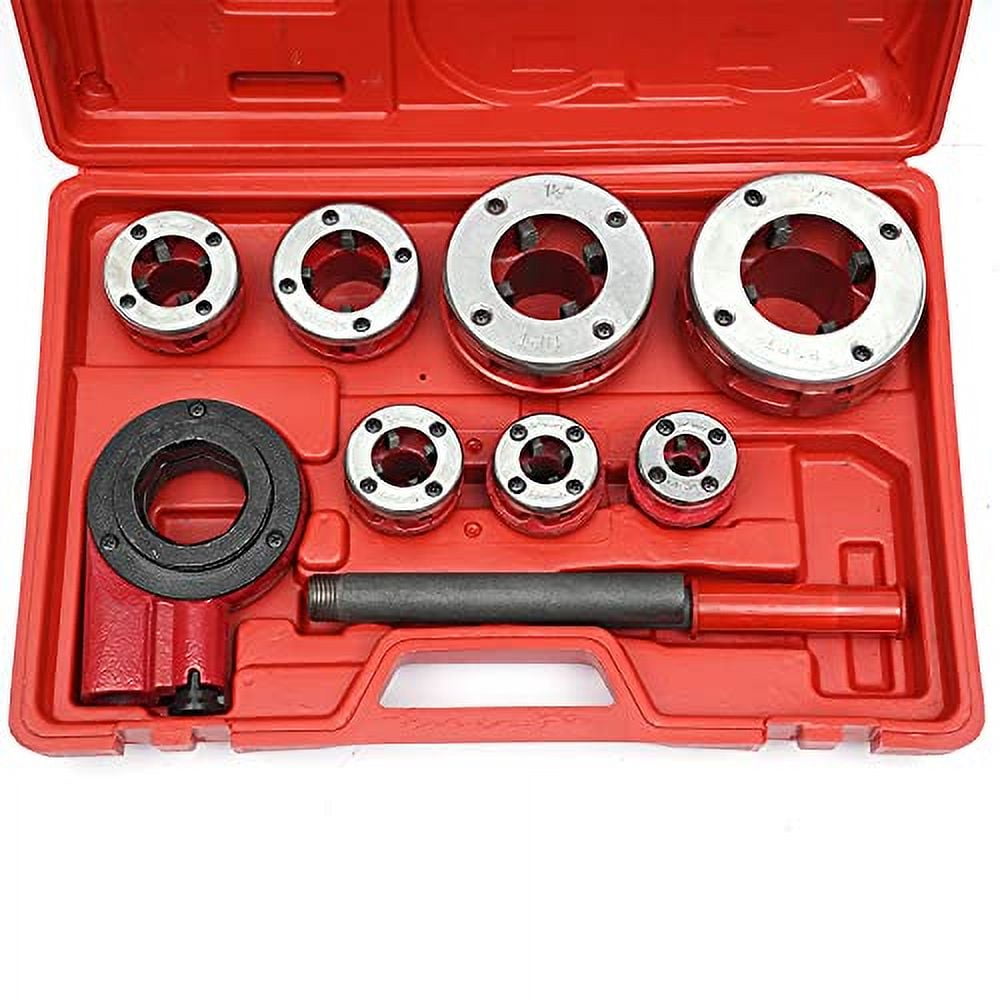 TBVECHI BSTP Ratchet Pipe Threader Kit Set 3/8", 1/2", 3/4",1", 1-1/4 ...