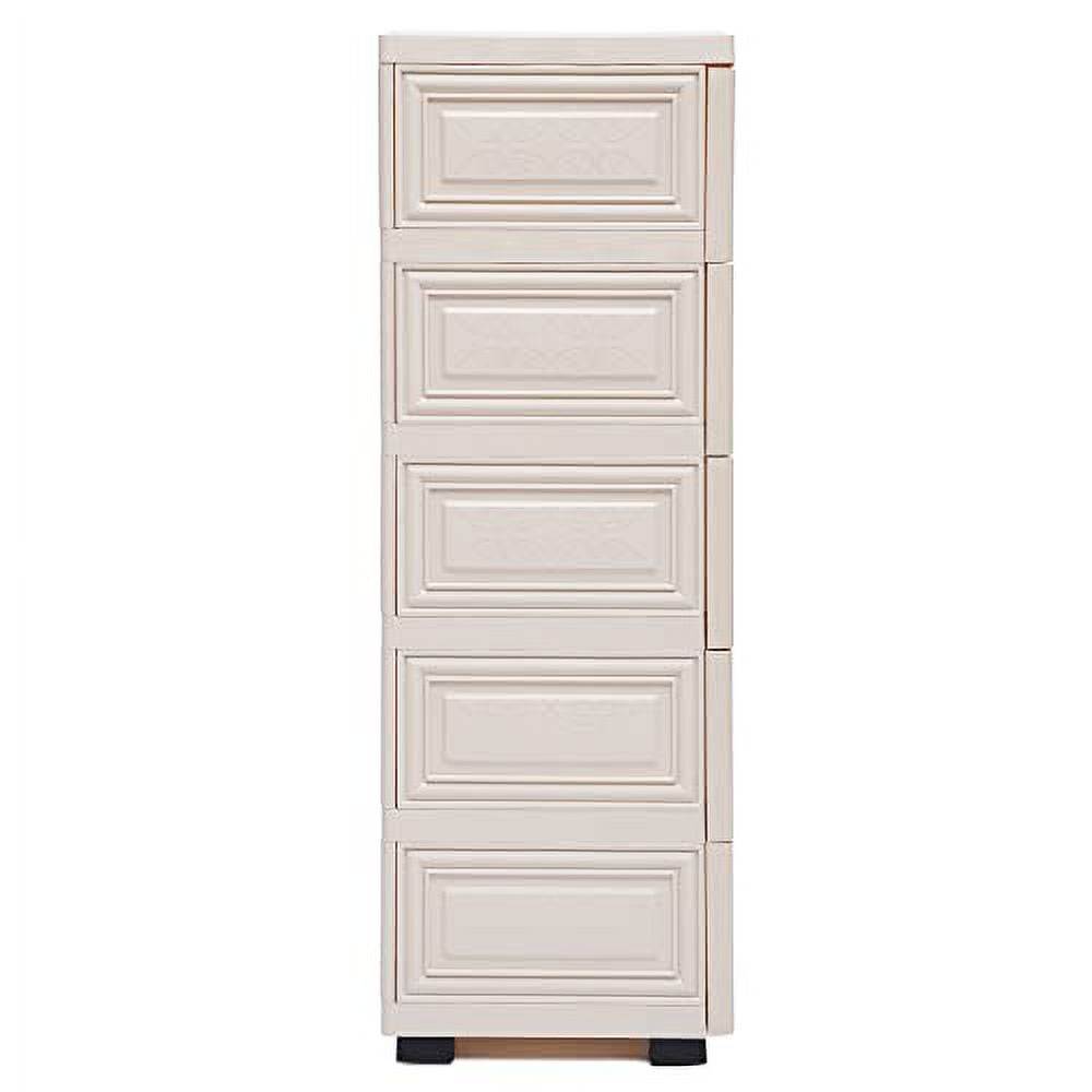 TBVECHI Storage Cabinet with 6 Drawers, 5-Layer Closet Drawers Heavy ...