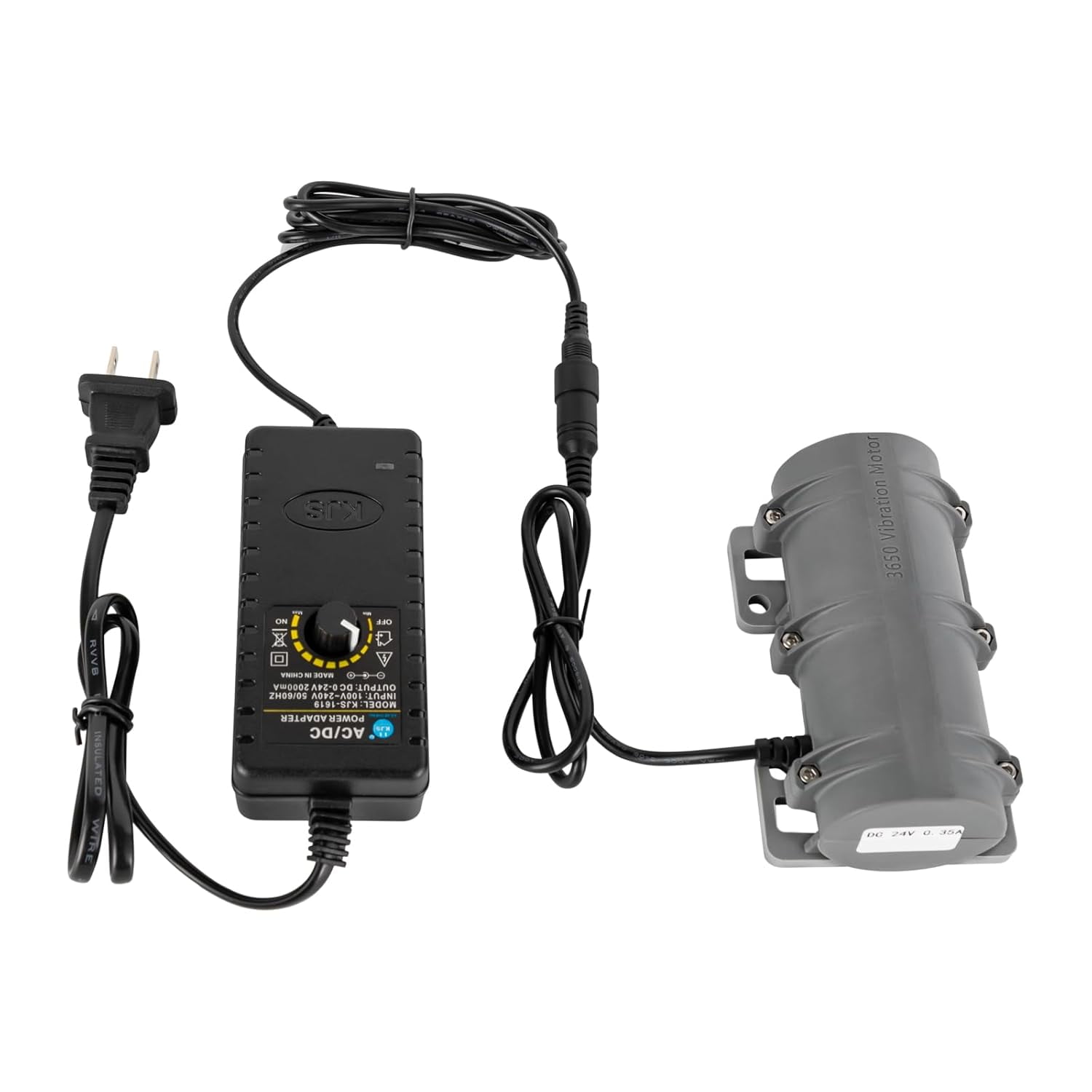 TBVECHI Vibration Motor, 24V DC Strong Vibrating Motor w/Adapter ...