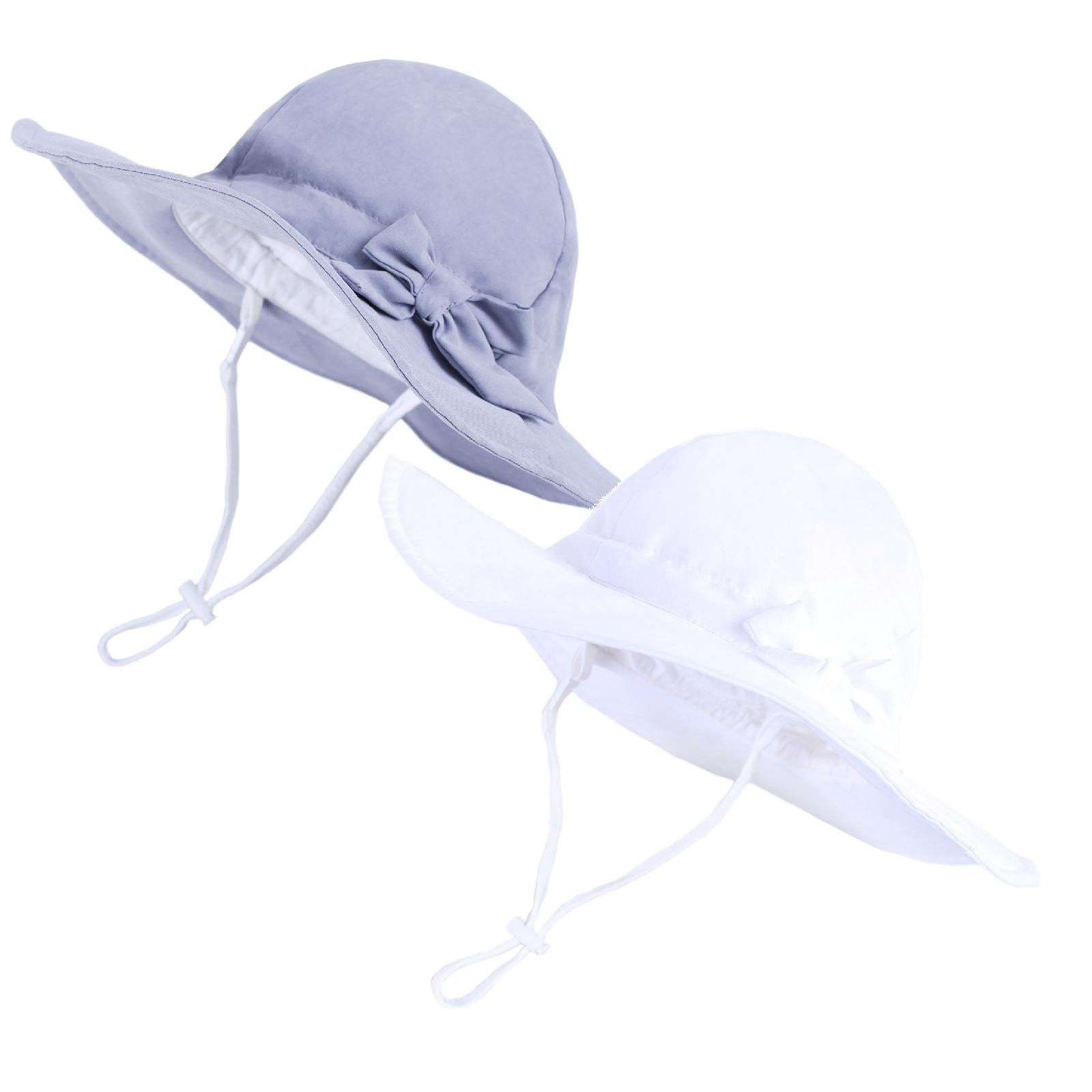 TBWNWG 2 Pcs Sun Hat with UPF 50+ Outdoor Adjustable Toddler Beach Hat ...