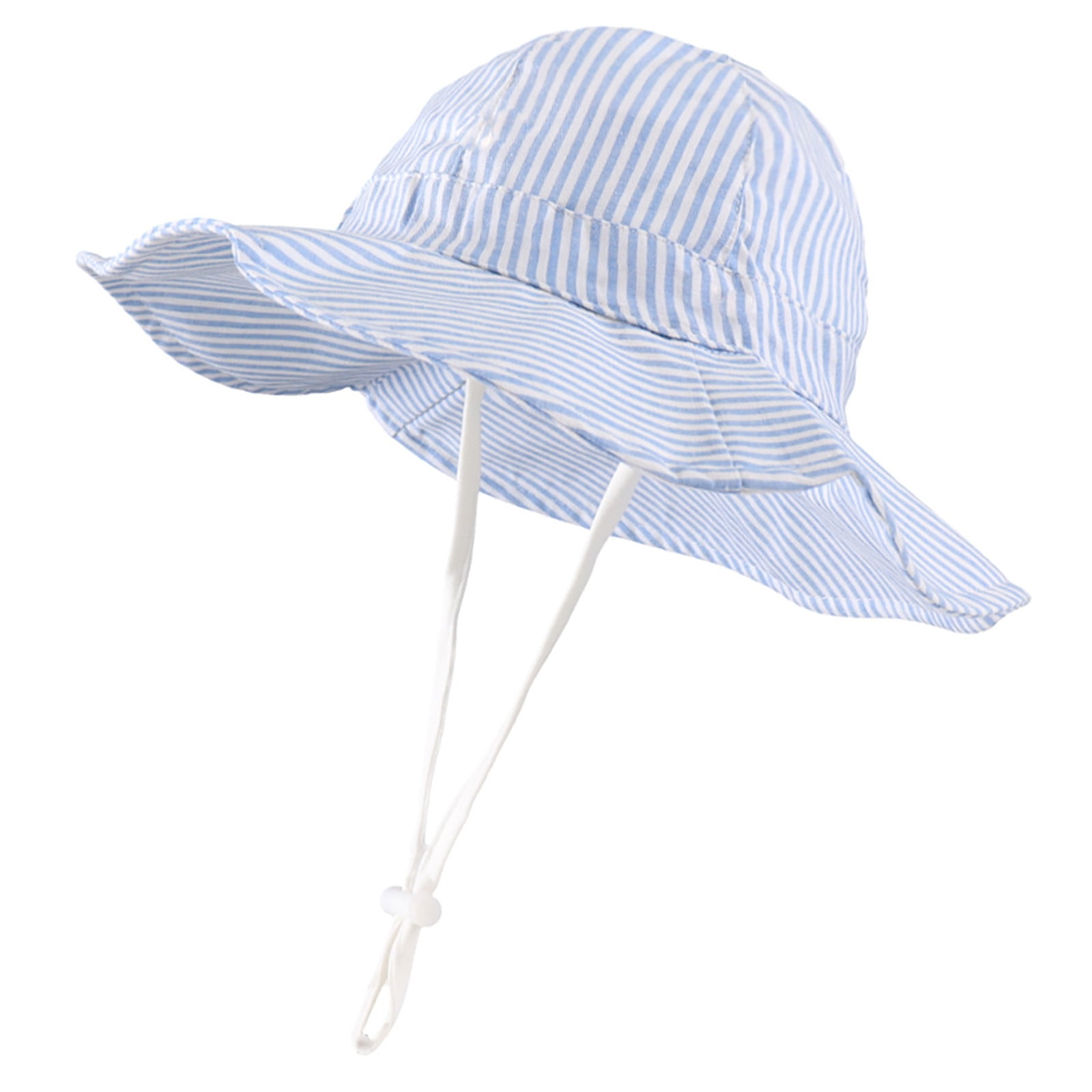 TBWNWG Baby Bucket Hats 0-6 Months with UPF 50+ Sun Protection Wide ...