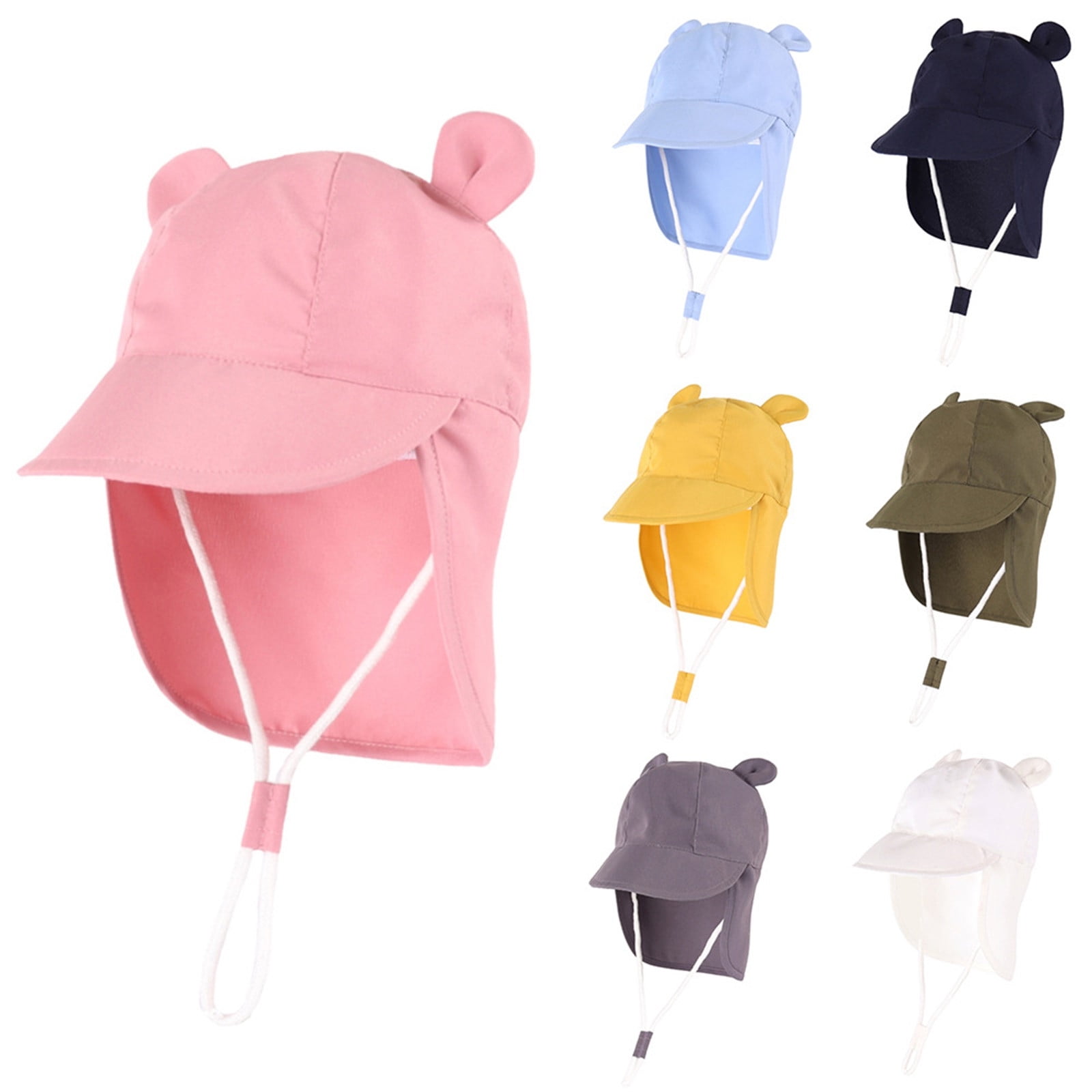 TBWNWG Baby Sun Hat,Toddler Kids Sun Hats UPF 50+ Wide Rigid Brim Boys ...