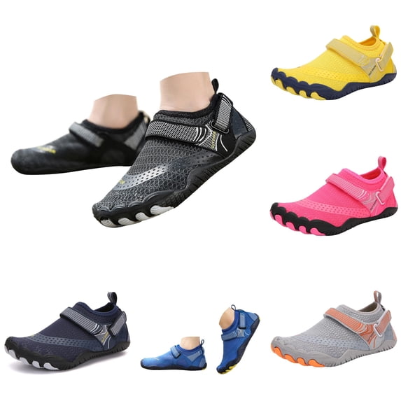 TBWNWG Girls Lightweight Beach Water Ready Sneakers for Kids—Non ...