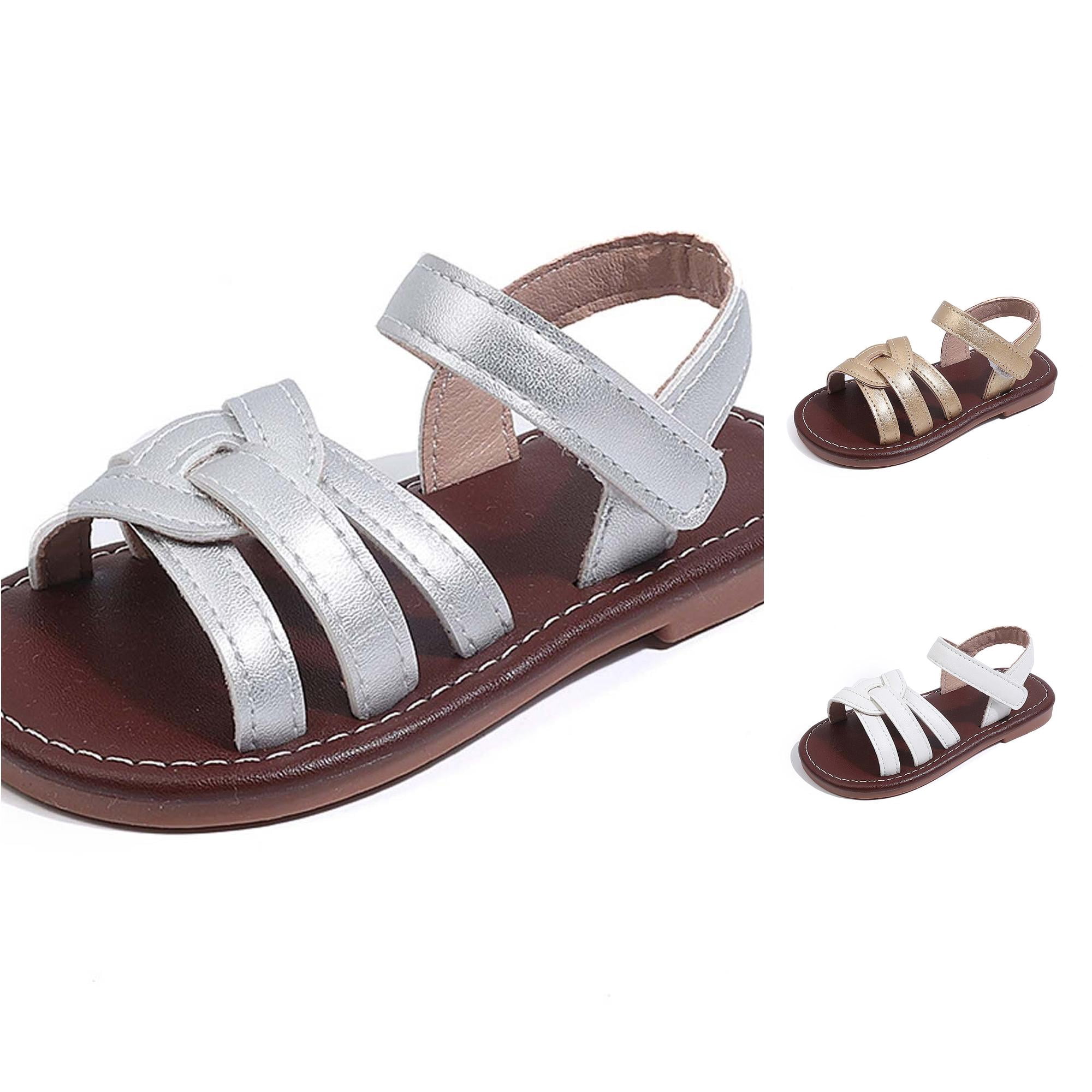 TBWNWG Timeless Girls Sandals Woven Design Lightweight Comfort for ...